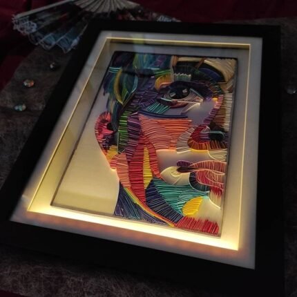 Buy Quilling Wall Art-Half Face - SMEWIndia