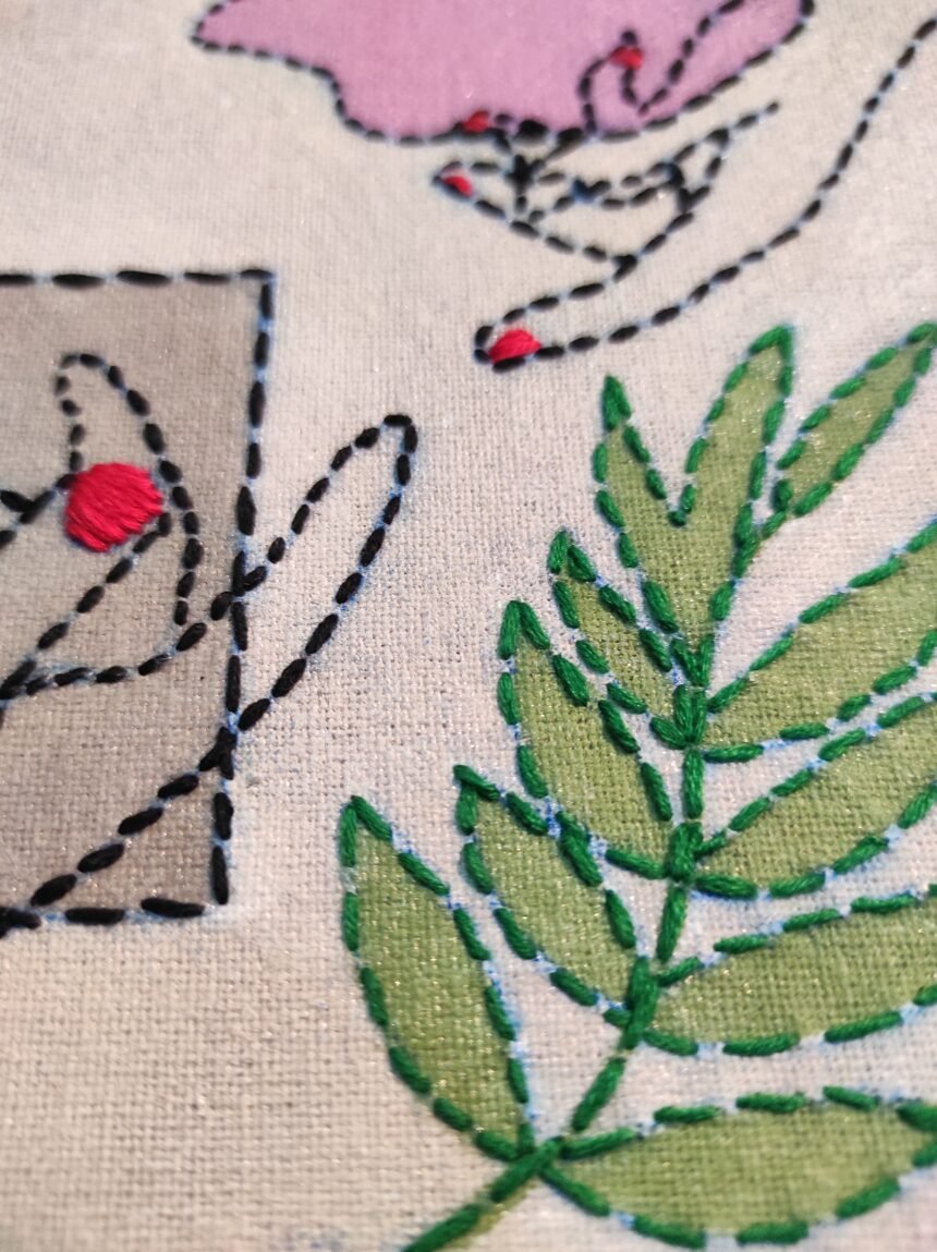 Buy Embroidery Hoop - The Hands of God and Adam - SMEWIndia