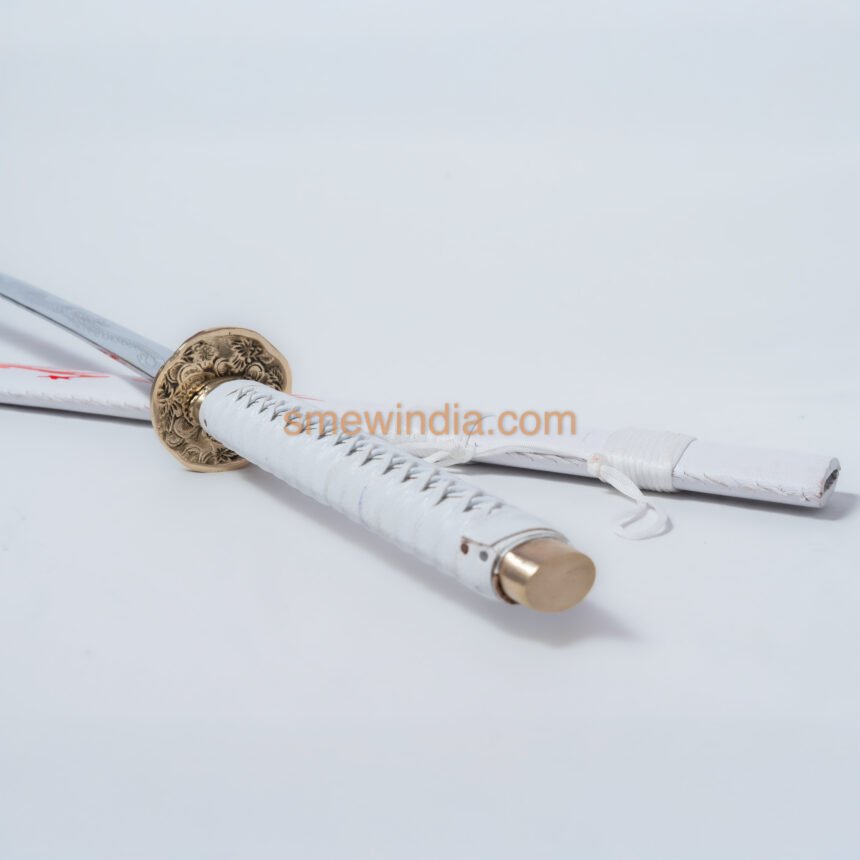 Buy Real Steel White Dragon Katana Sword In India | Smew India