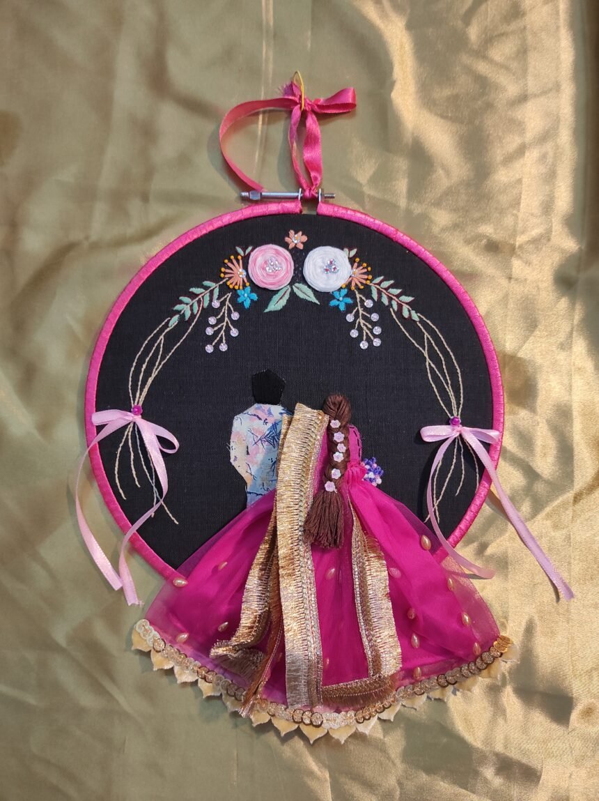 Buy Personalized Wedding Embroidery Hoop - SMEWIndia