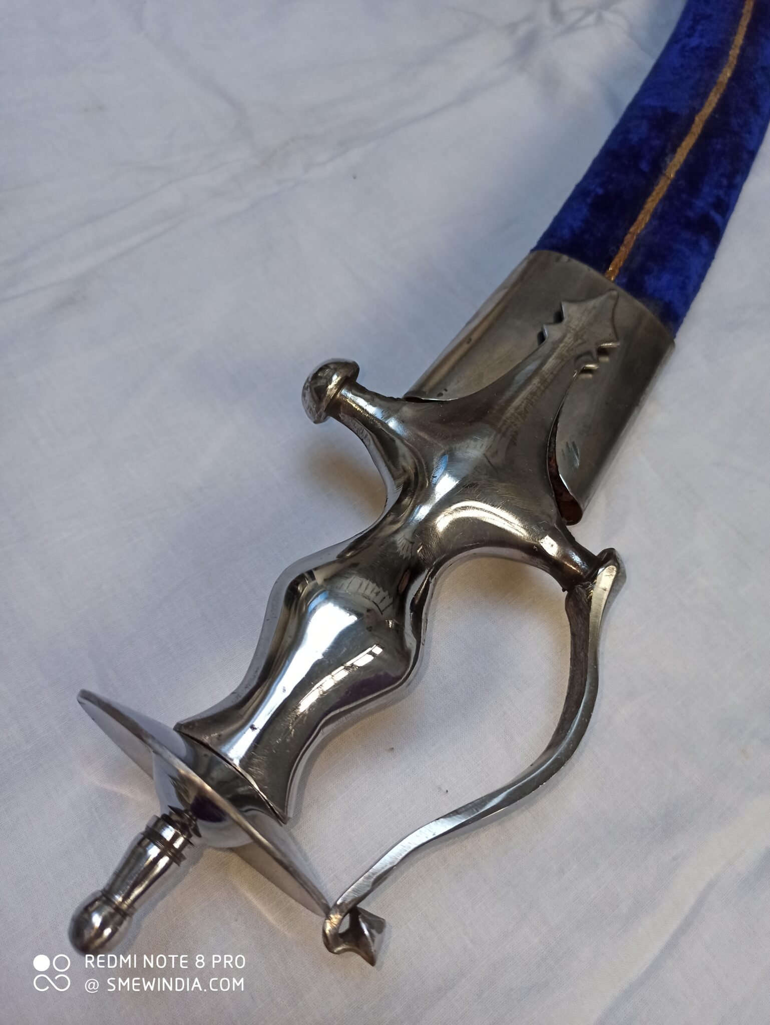 Punjabi Tega Sword Royal Blue | Best Wedding Sword | Smew
