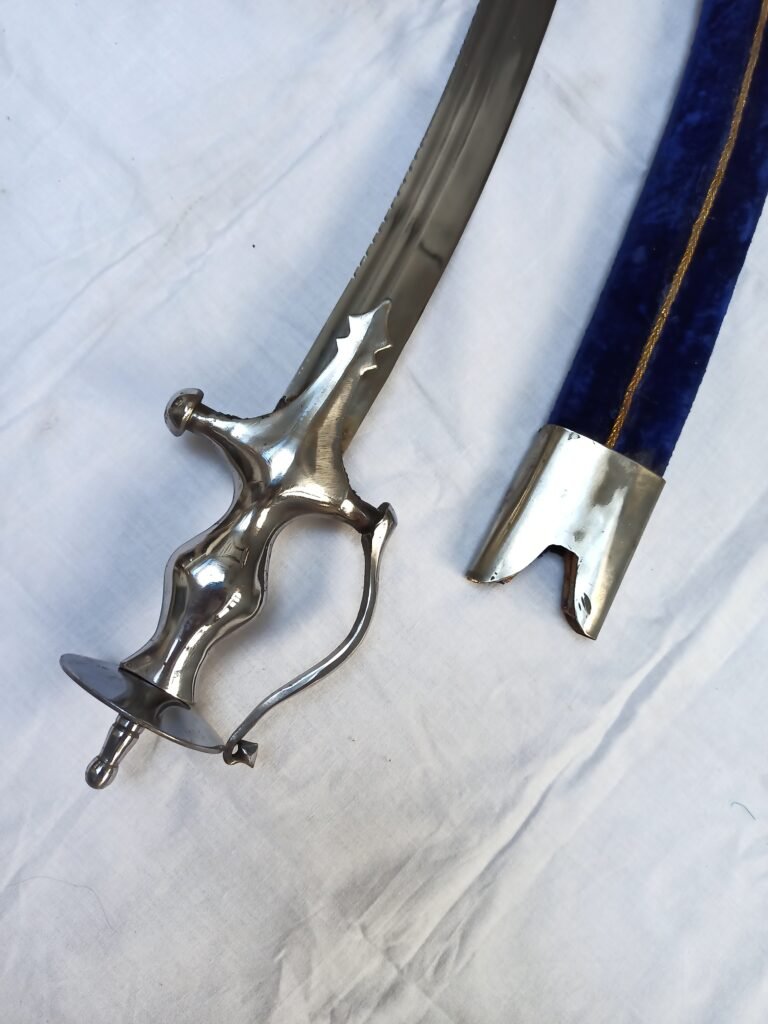 Punjabi Tega Sword Royal Blue | Best Wedding Sword | Smew
