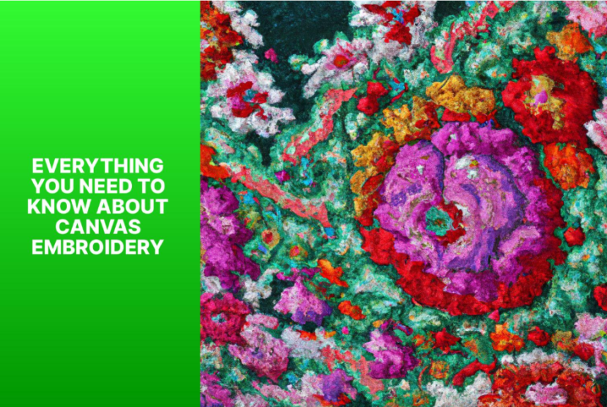 Canvas Embroidery - Everything you need to know | SmewIndia