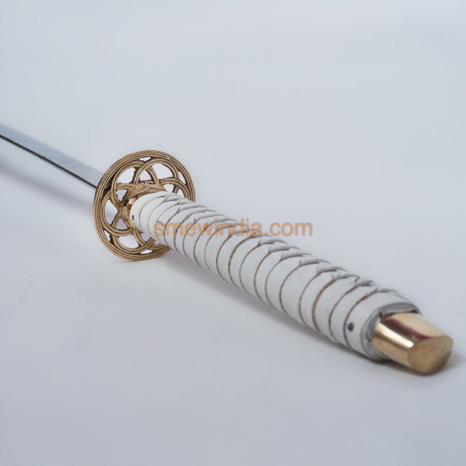 Buy White Katana With Hexagonal Star Tsuba - Smew India