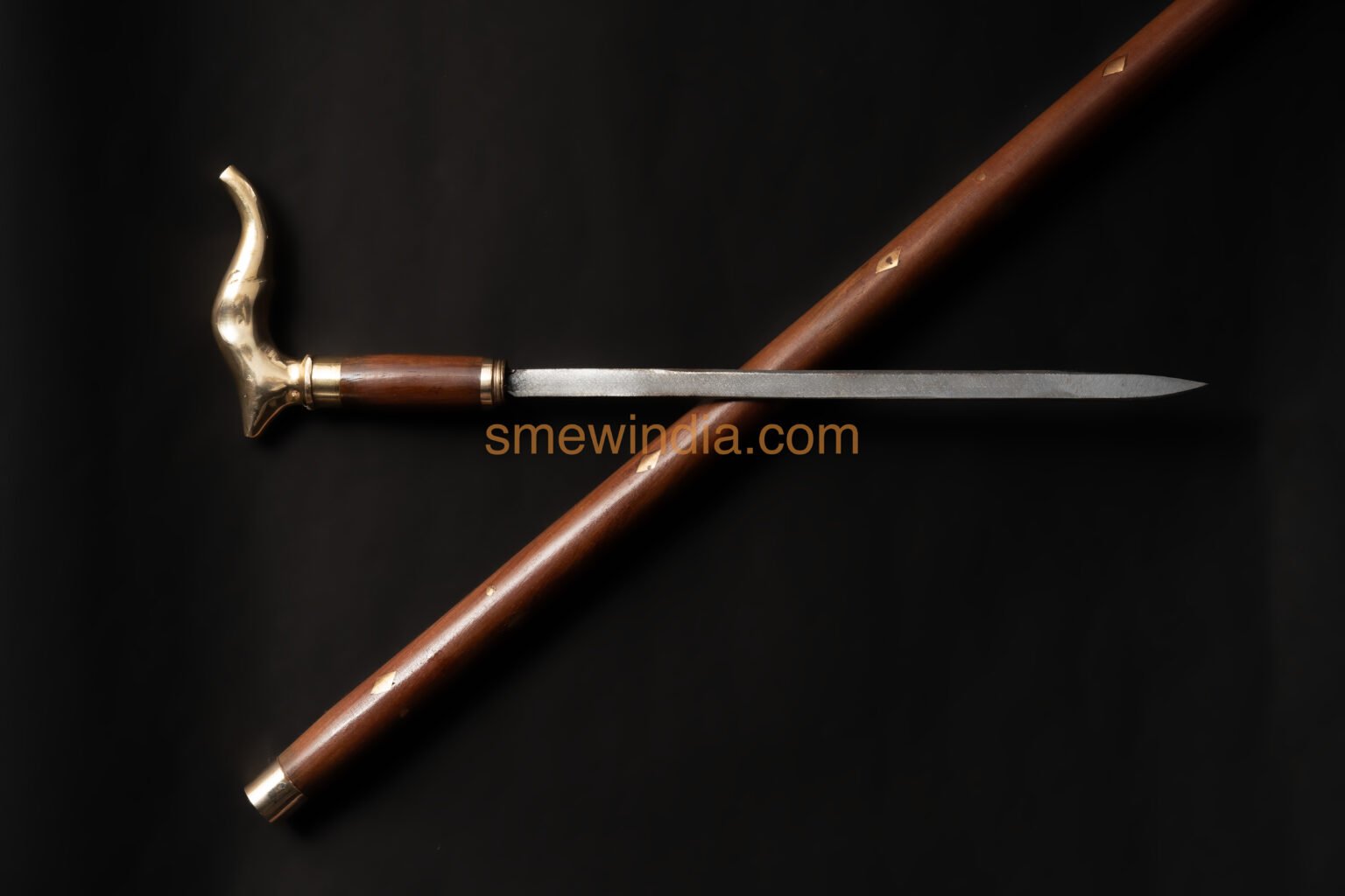 Buy The Regal Brass-Handled Sword Cane - SMEWIndia